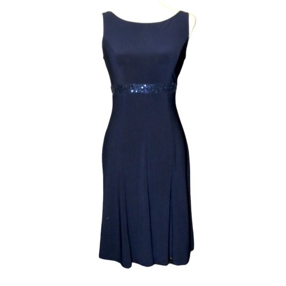 Chaps | Dresses | Chaps Navy Cocktail Dress Size Xs Nwt | Poshmark